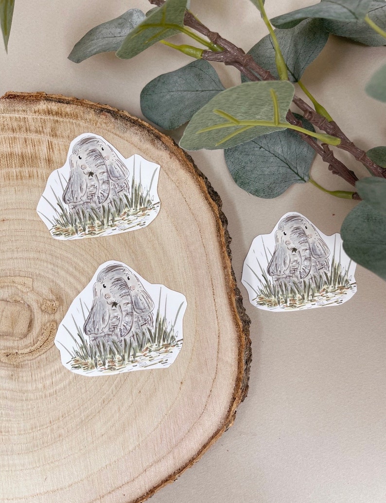 Elephant Sticker Elephant Sticker Pack Vinyl Stickers - Etsy