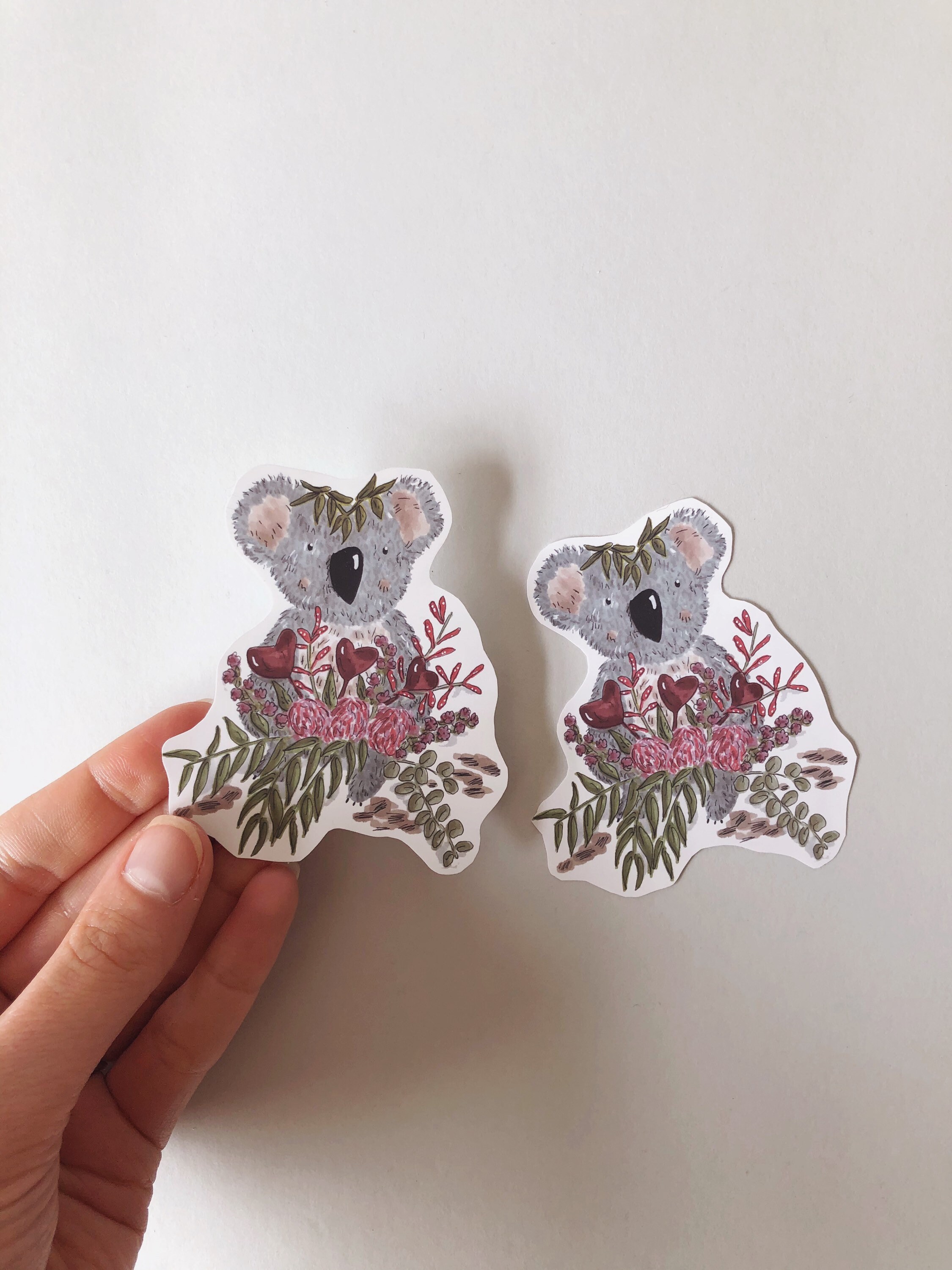 Koala Sticker Koala Sticker Pack Vinyl Stickers Koala | Etsy