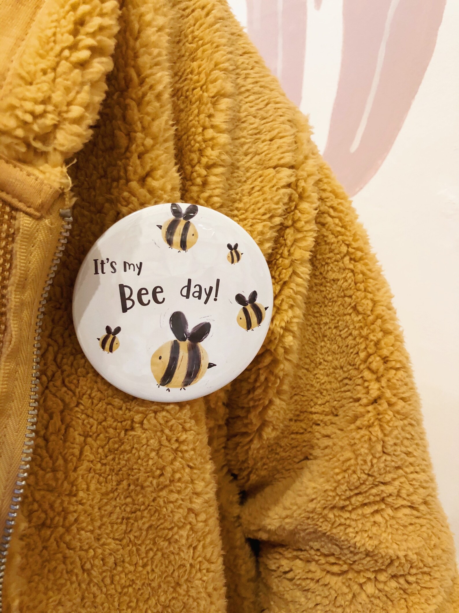 Bee Badges Birthday Badge Birthday Bee Badge Bee Pins | Etsy UK