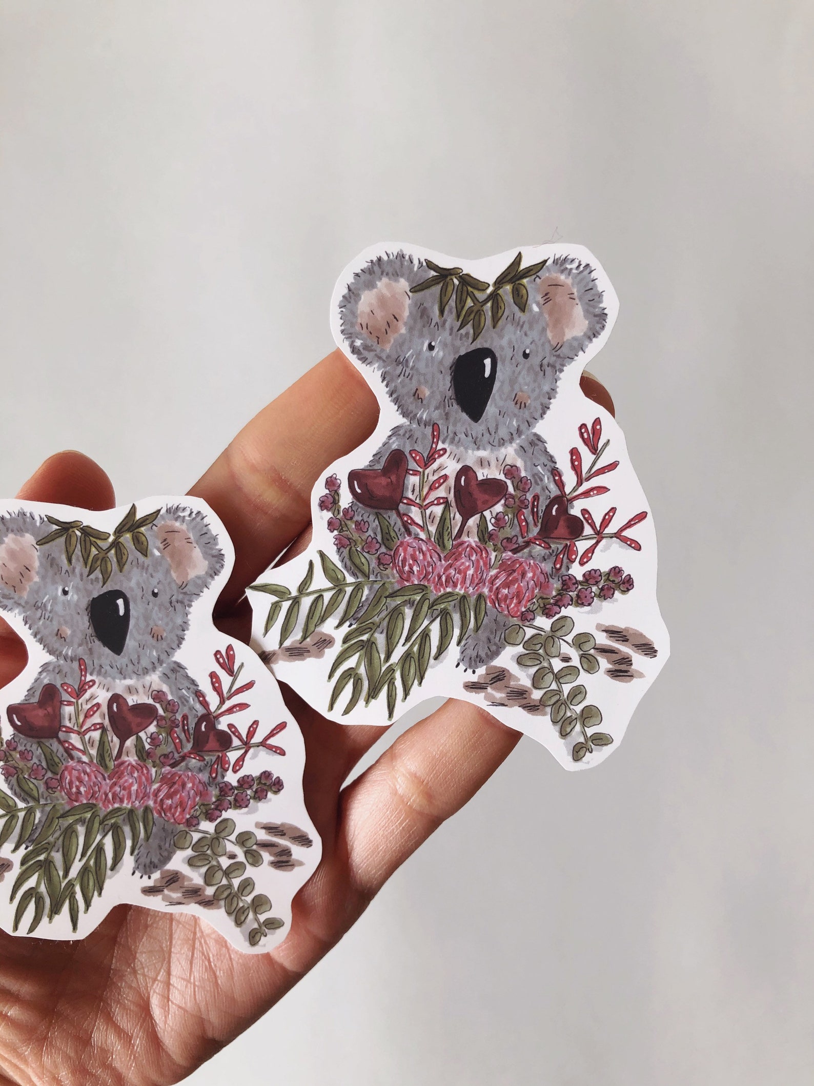 Koala Sticker Koala Sticker Pack Vinyl Stickers Koala | Etsy