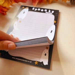 Ghost Notepad to Do List Notepad Stationery Lover A5 Notepad Desk ...