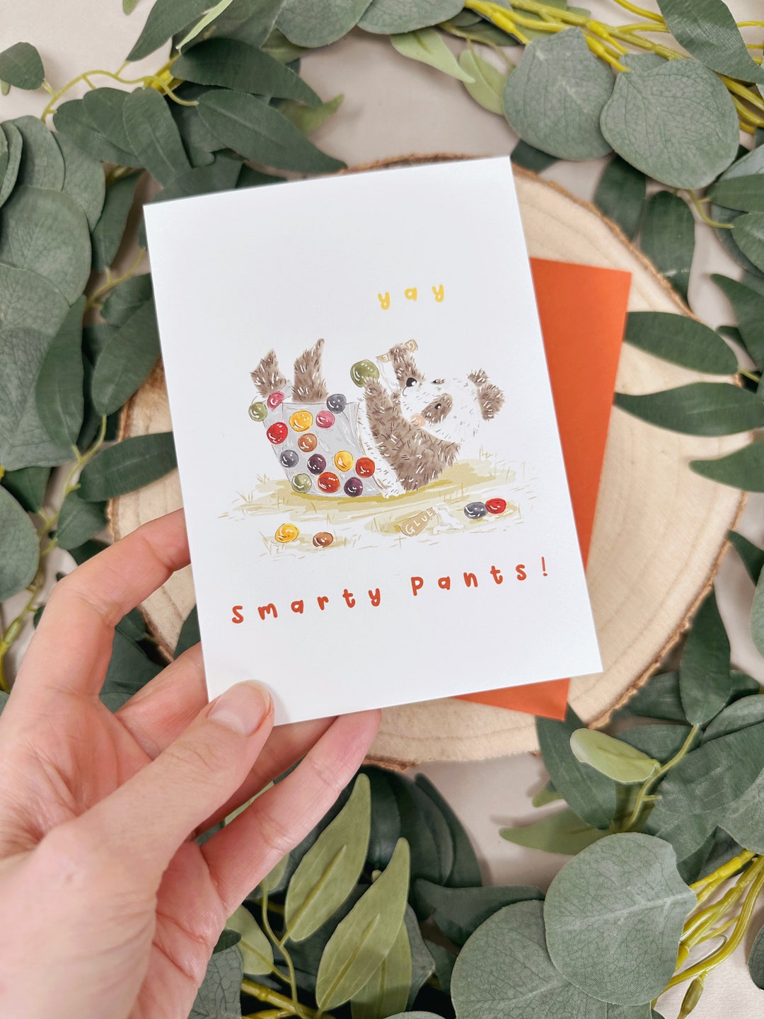 Smarty Pants Card - Panda Card - GCSE A Level Undergraduate Results ...