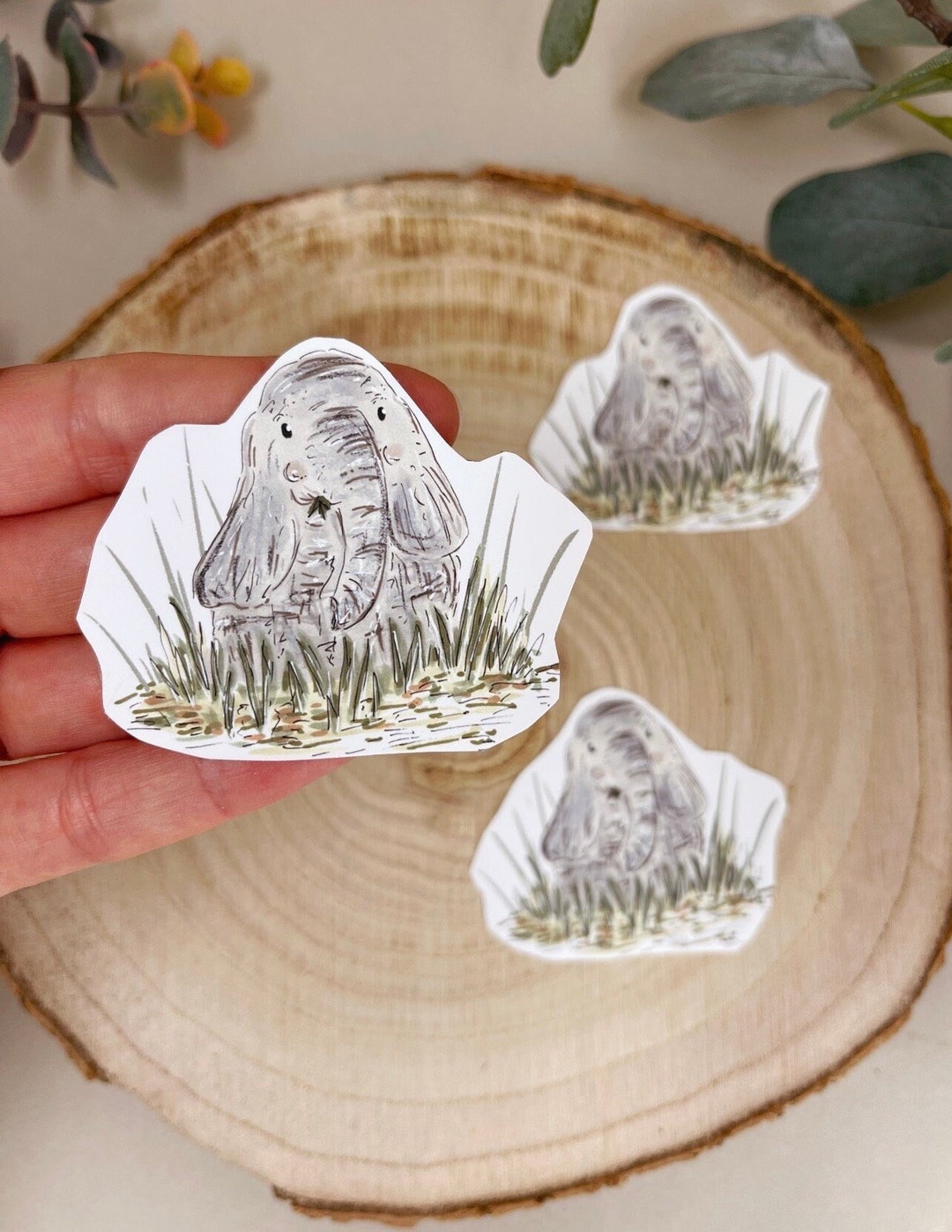 Elephant Sticker - Elephant Sticker Pack- Vinyl Stickers - African ...