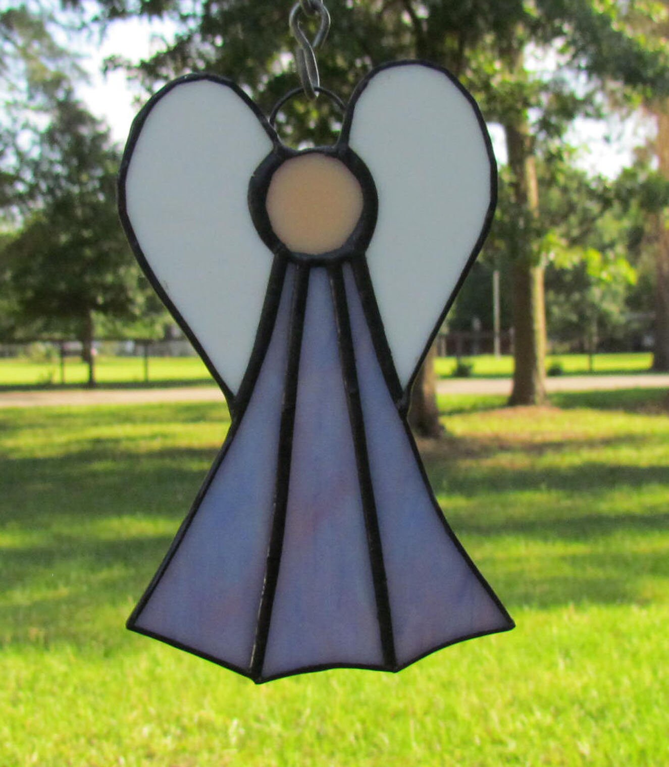 Stained Glass Angel Sun Catcher Christmas Ornament - Etsy
