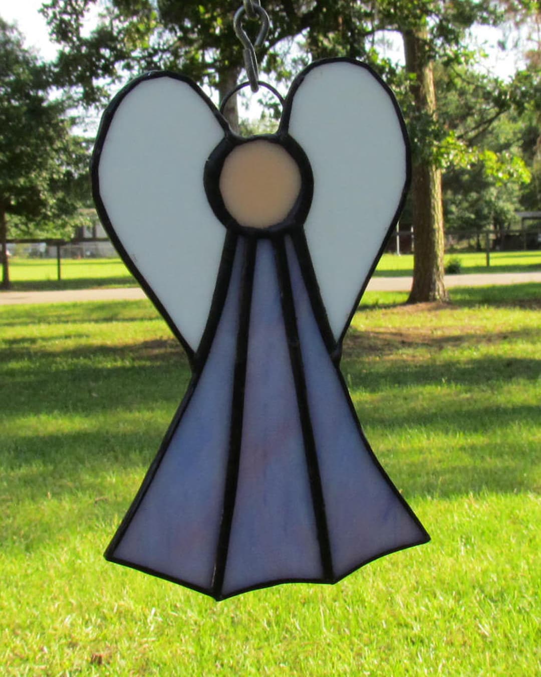 Stained Glass Angel Sun Catcher Christmas Ornament - Etsy