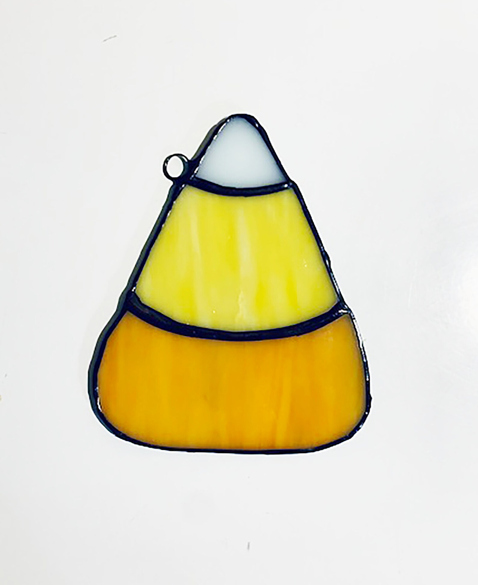 Stained Glass Halloween Candy Corn Suncatcher Ornament Window Decor - Etsy