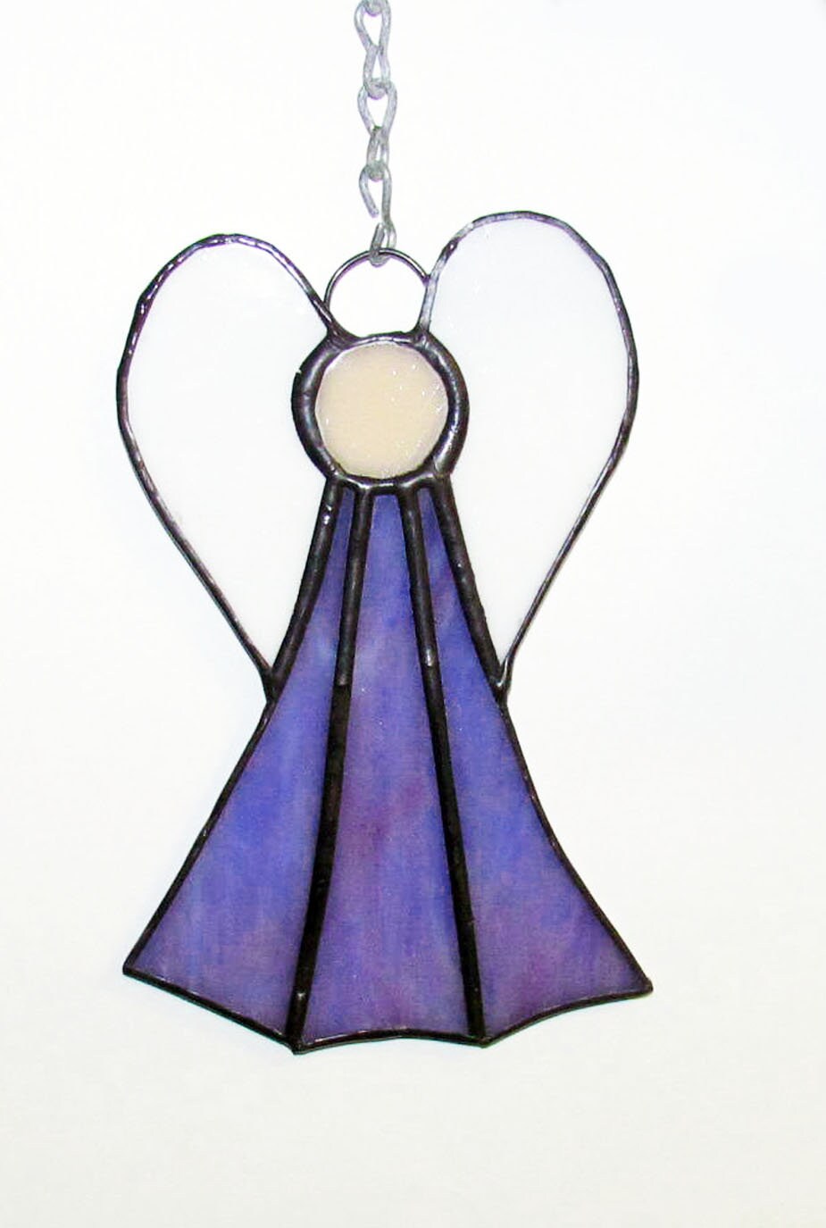 Stained Glass Angel Sun Catcher Christmas Ornament - Etsy