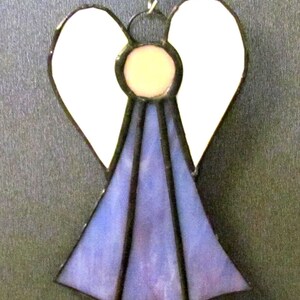 Stained Glass Angel Sun Catcher Christmas Ornament - Etsy