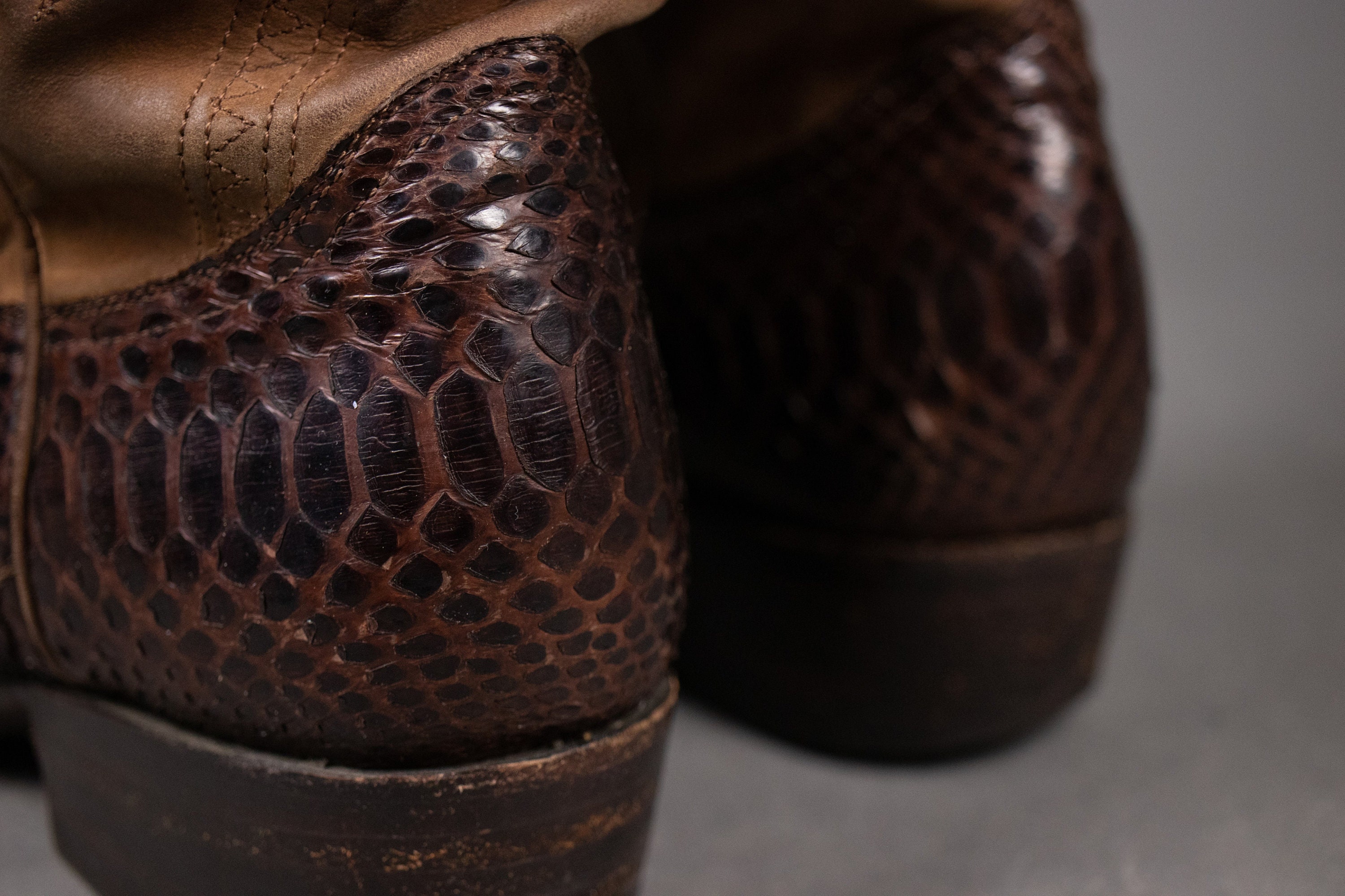 1970's Montana Python Western Boots - Cowboy Boots - Size UK9 - Etsy