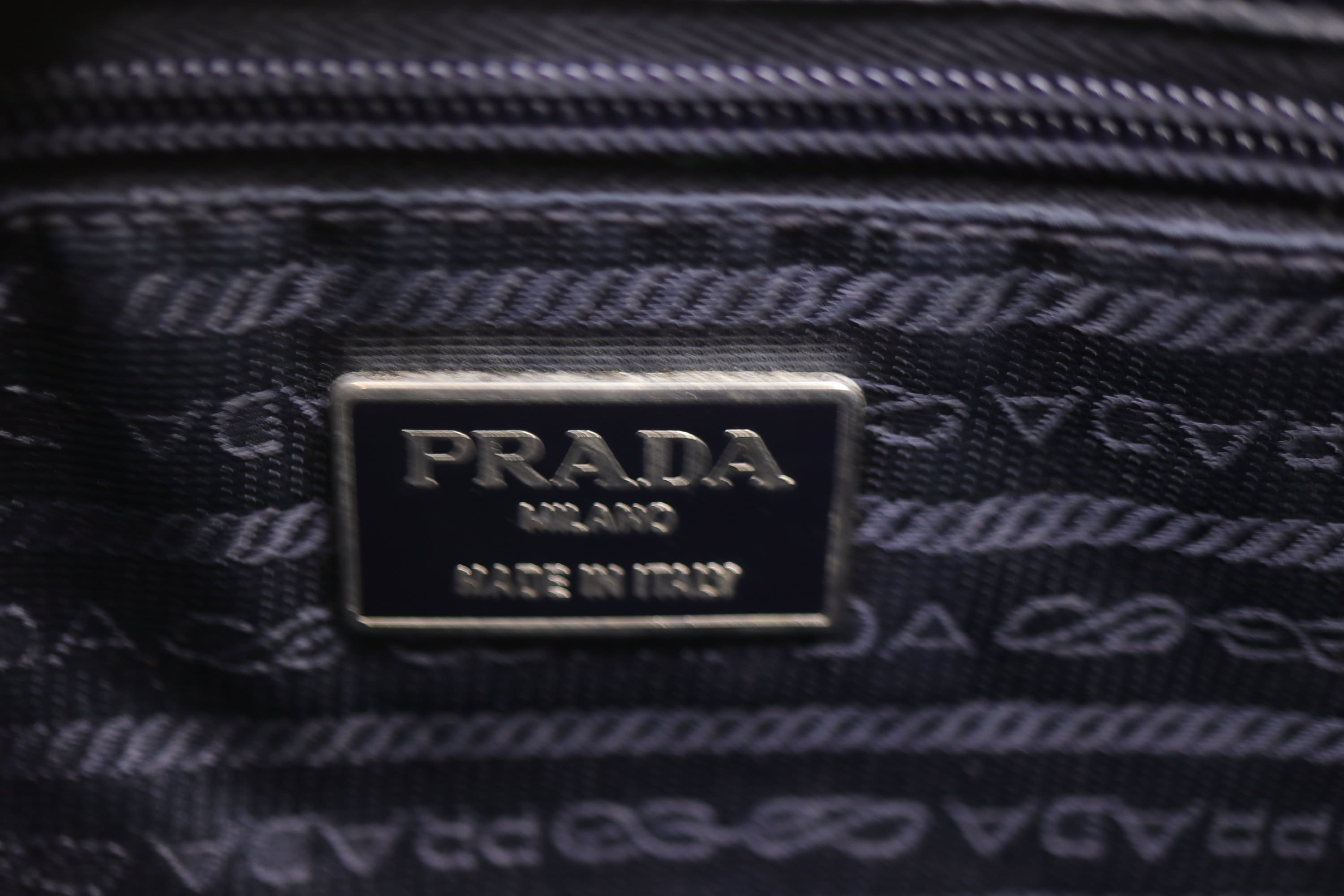 RARE! 1990s PRADA Nylon and Leather Squared Bag - Etsy