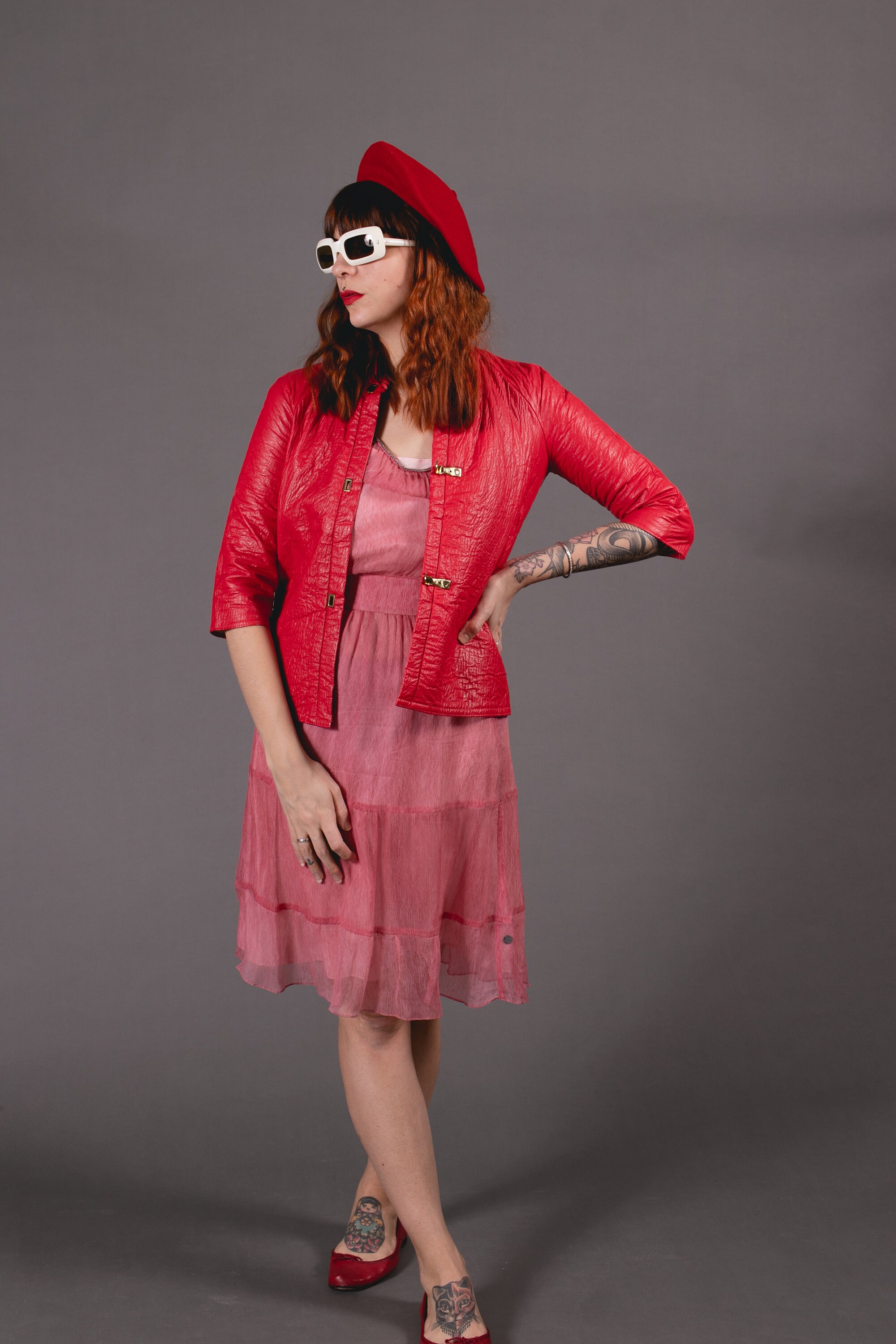 ICONIC 1960's Red PVC Jacket 60's Red Rain Jacket | Etsy