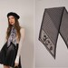 1960s Black and White MARY QUANT Scarf - Etsy
