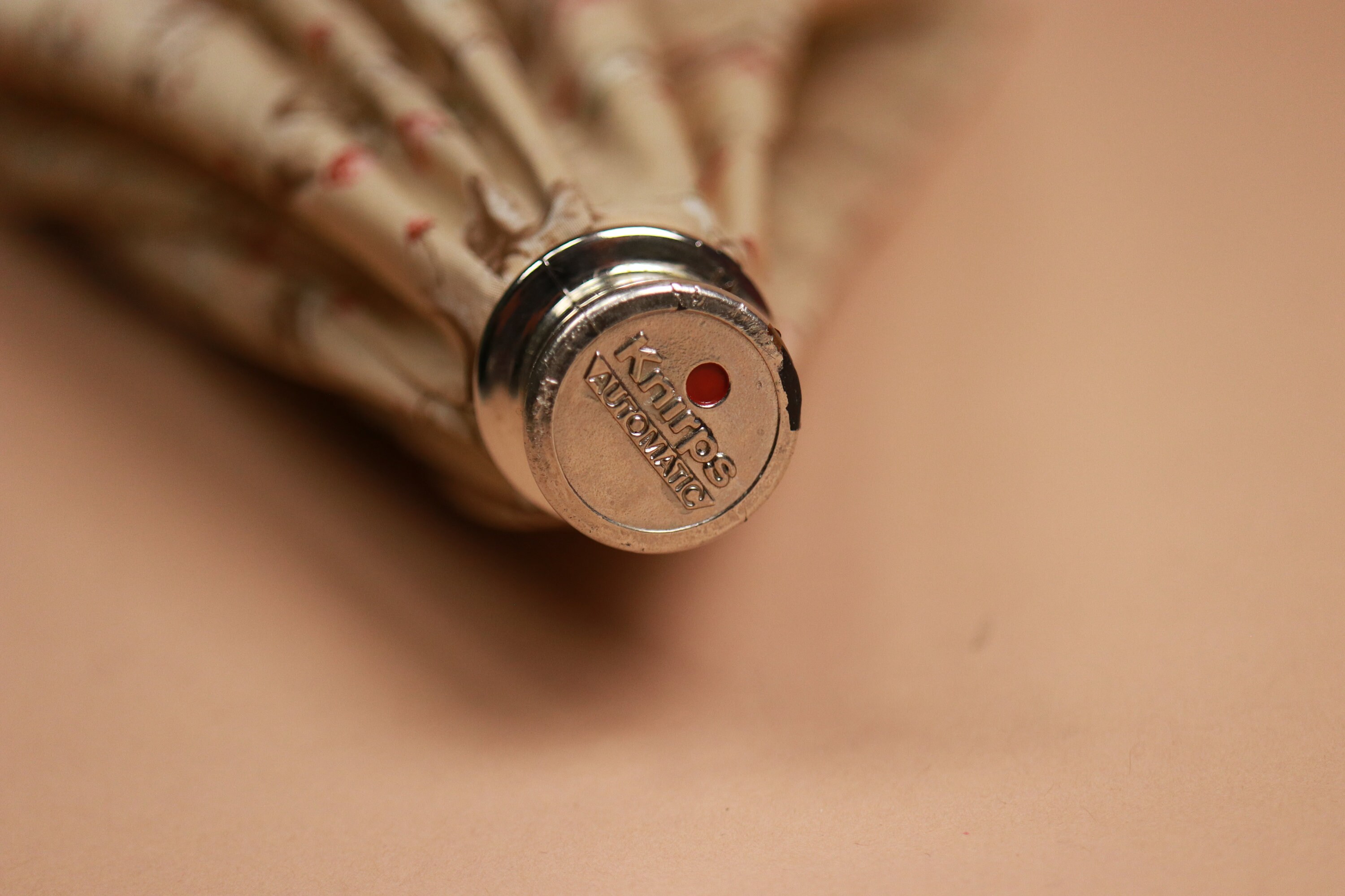 1960s Beige Strawberry KNIRPS Umbrella - Etsy