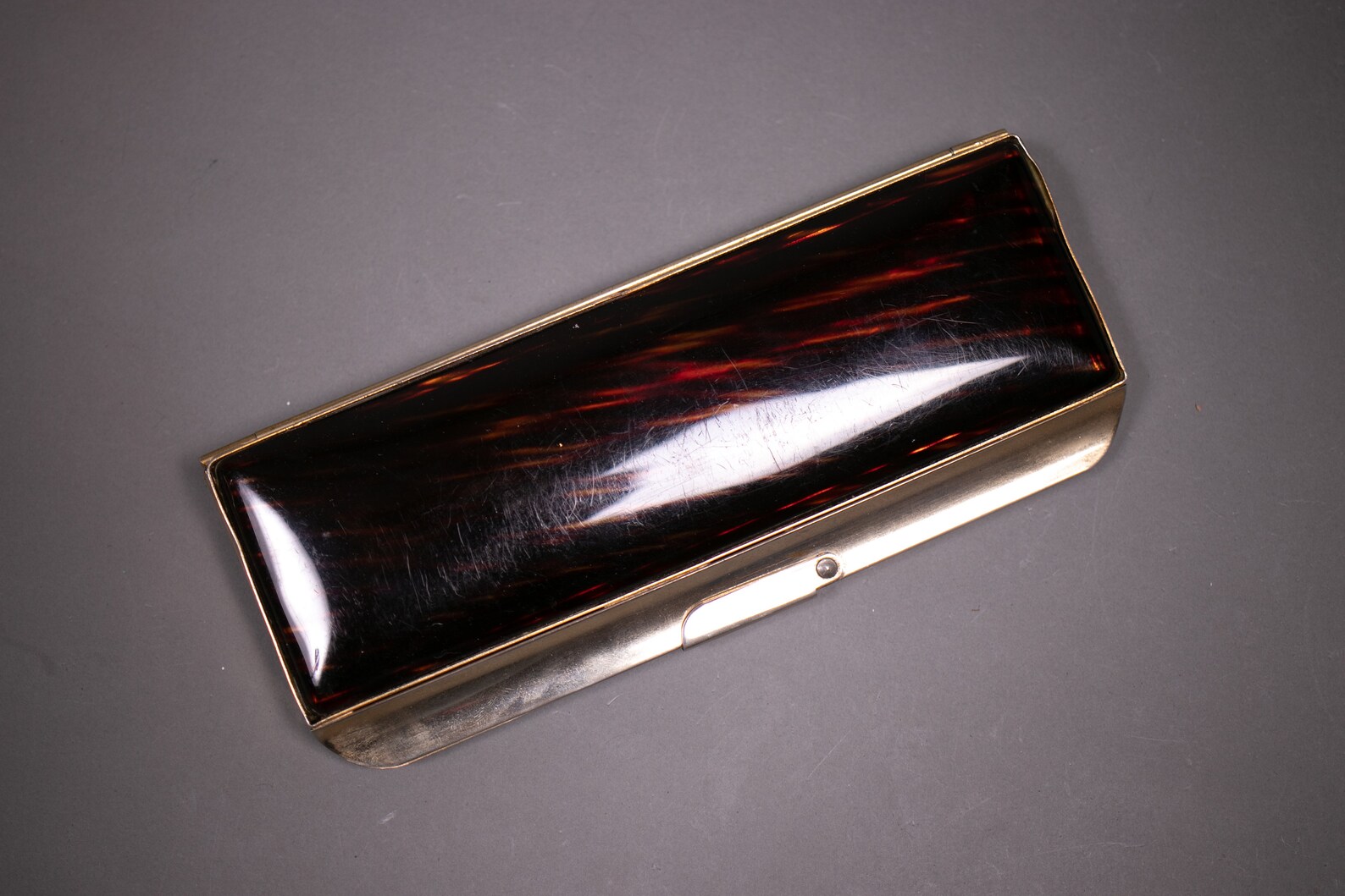 1940's Brown Translucent Lucite Clutch Translucent | Etsy