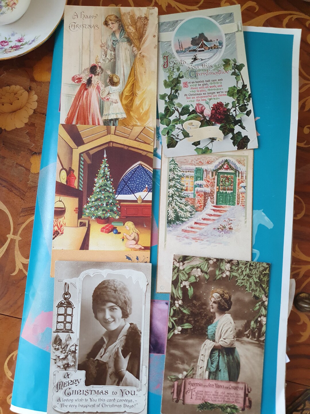 Collection of 40 Antique & Vintage Christmas Xmas Greetings - Etsy UK
