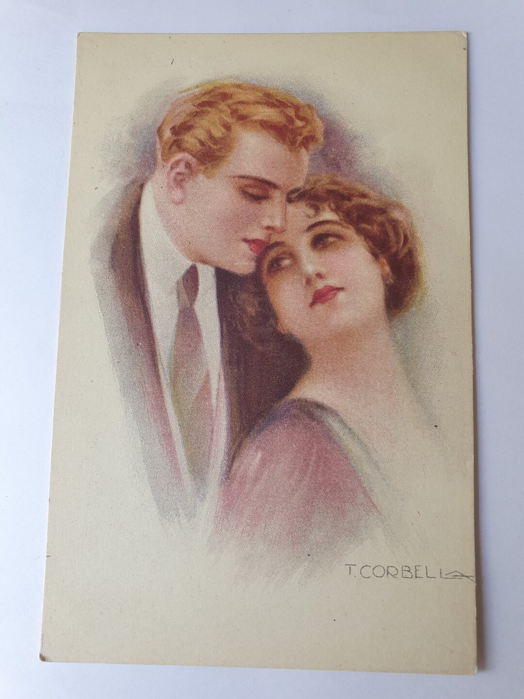 Vintage Postcard Art Deco Artist Signed T Corbella Italian Elegant ...