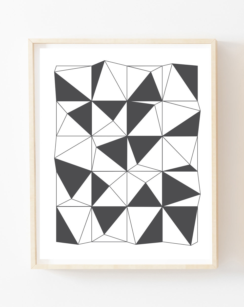 Digital Prints Green Bold Line Art Geometric Print Modern Printable ...