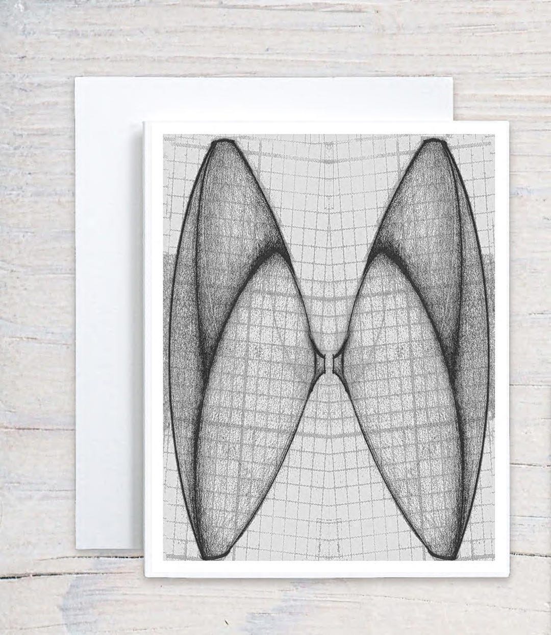 Pencil Drawing Card: Handmade Nature Art (4x5) - Etsy