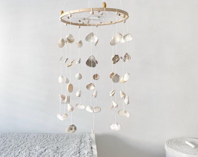 White Baby Mobileseashell Baby Mobileseashell Wind - Etsy