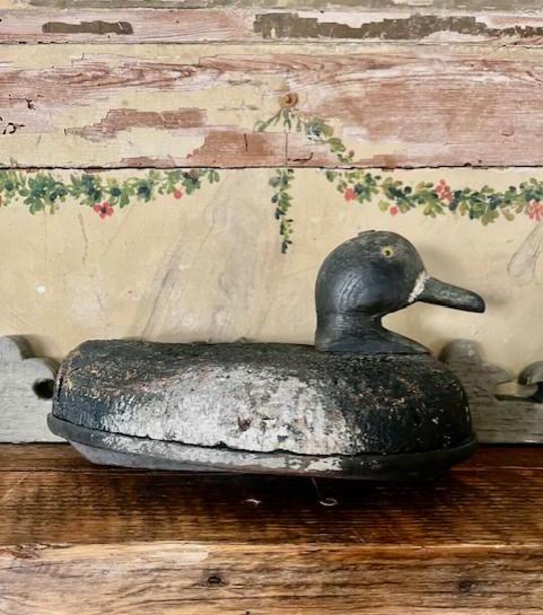 Antique Blue Hill Drake Duck Decoy: Man Cave Decor - Etsy