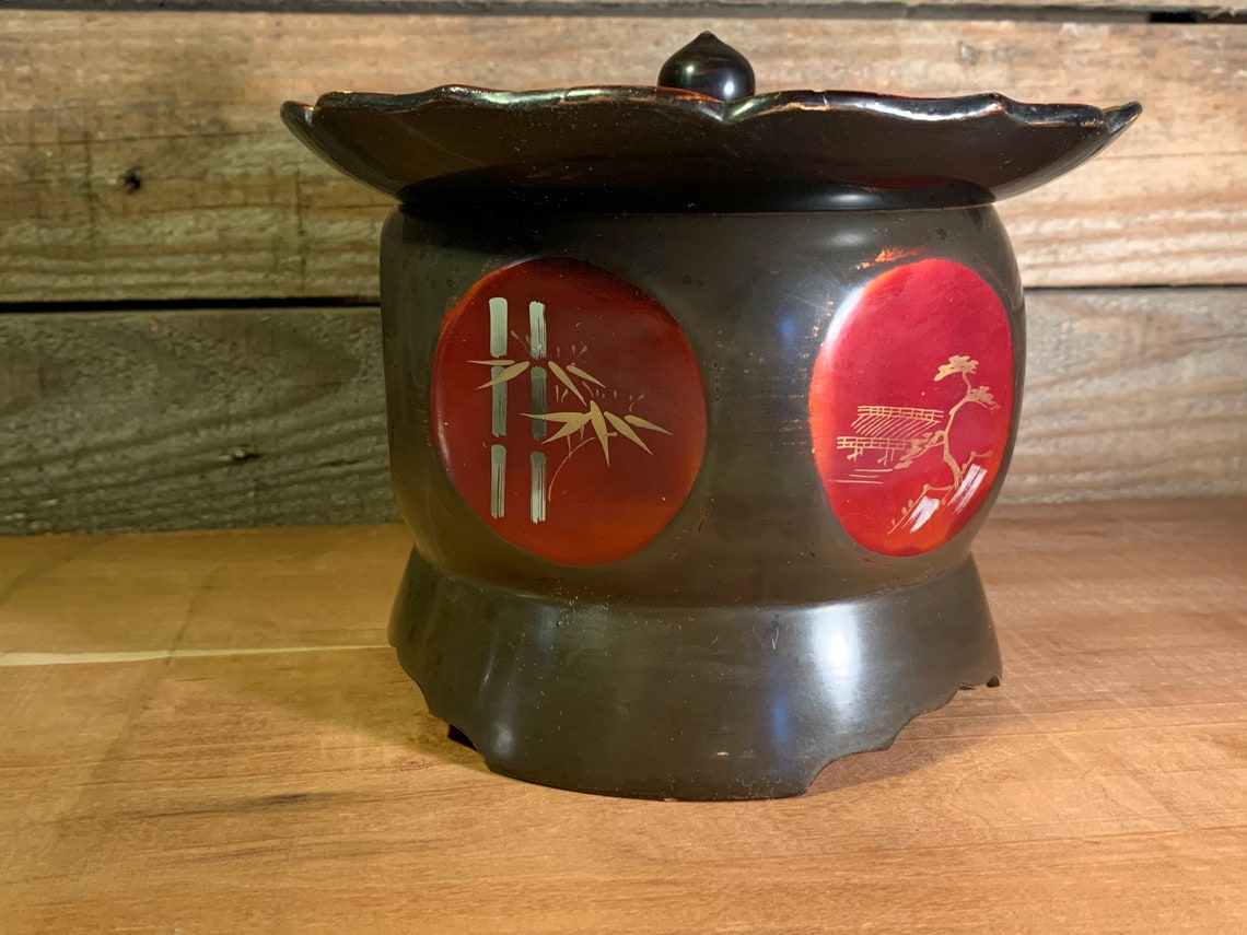 Vintage Asian Bakelite Covered Dish Made in Japan - Etsy