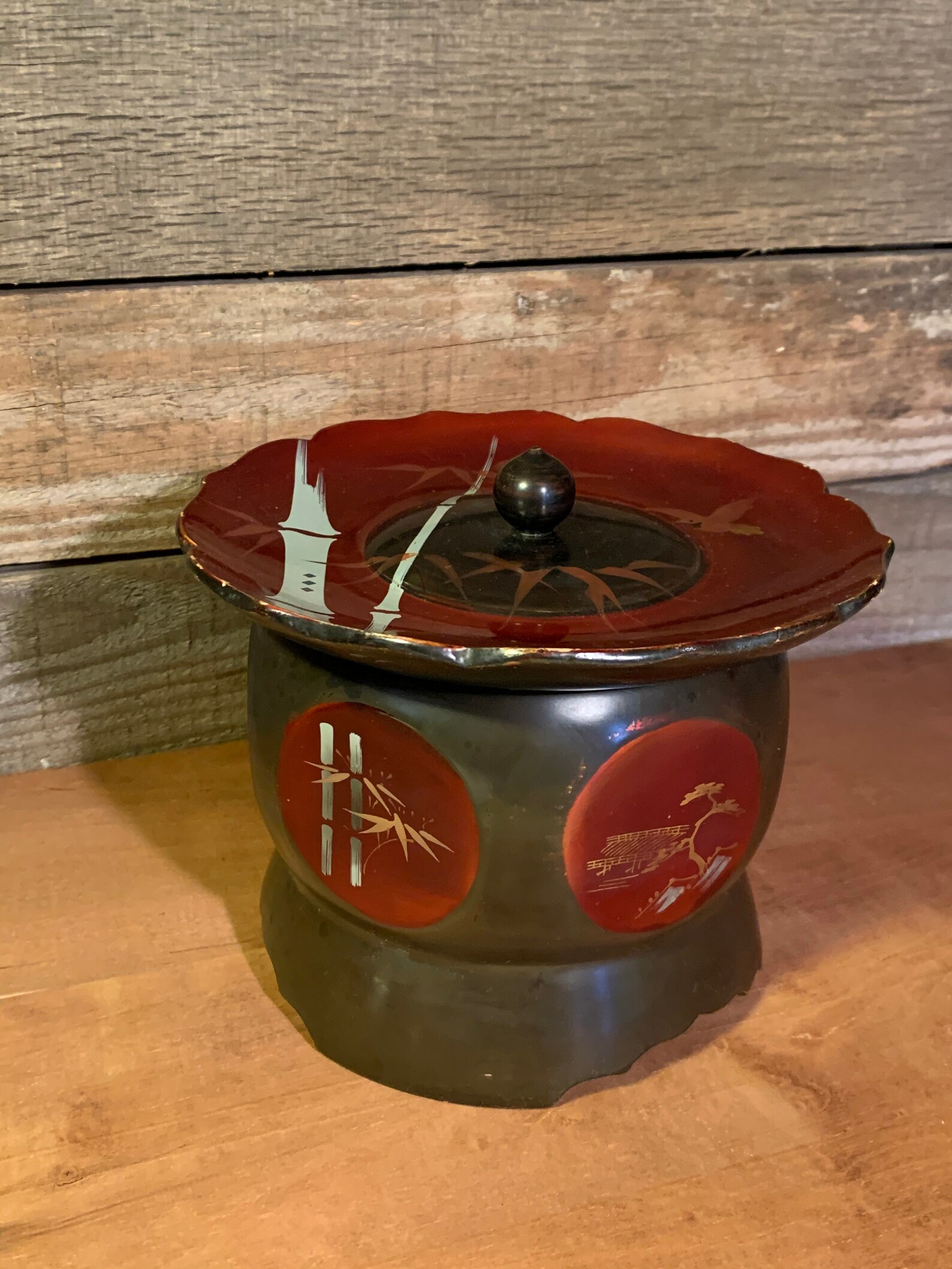 Vintage Asian Bakelite Covered Dish, Made in Japan - Etsy