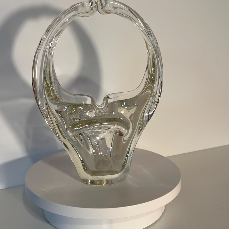 Murano Art Glass Basket - Etsy