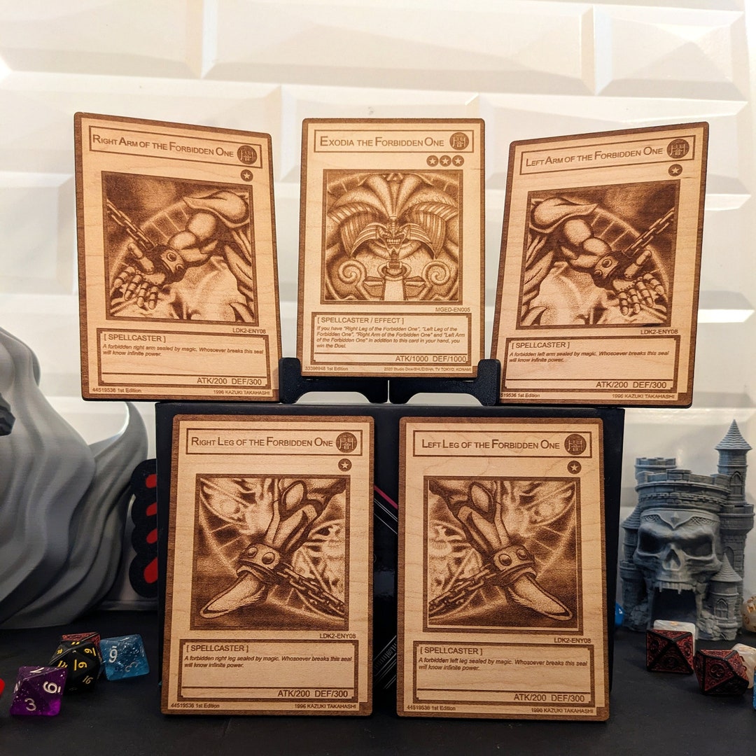 Exodia Yugioh Wooden Card - Etsy