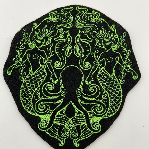 Large Embroidered Patch - Etsy