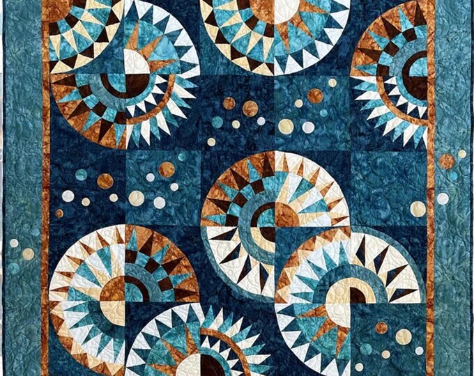 Nirvana Summer on the Delta Quilt Kit - Includes Pattern and Fabric to ...