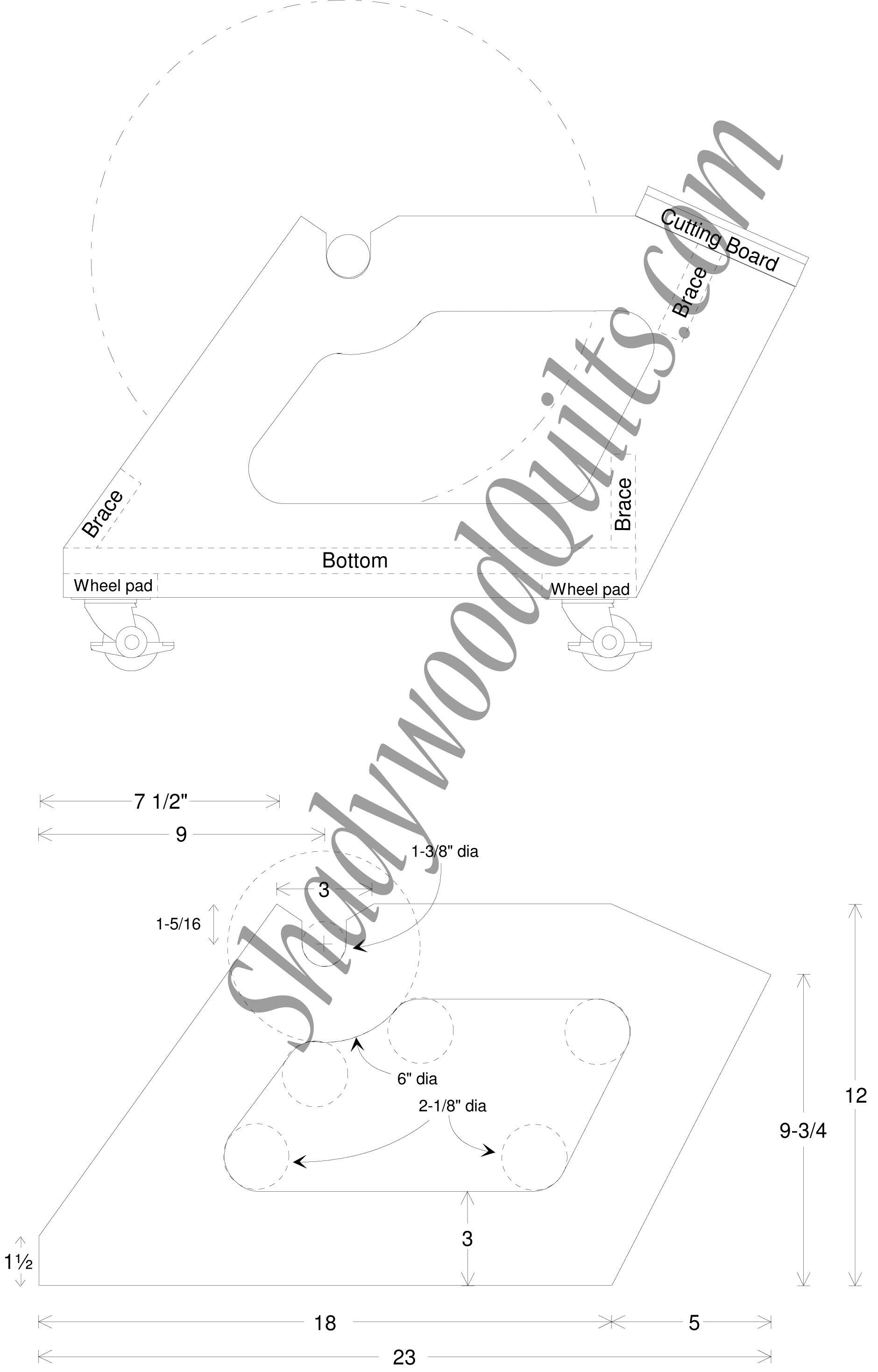 Batting Rack Blueprints for Under Table Rack Plans Batting Roll Storage ...