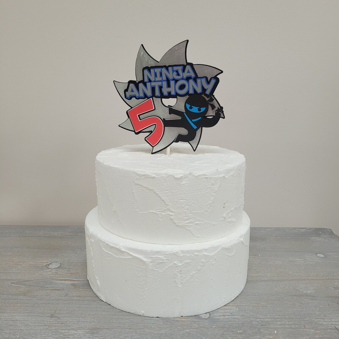 Personalized Ninja Birthday Cake Topper Ninja Topper Ninja - Etsy