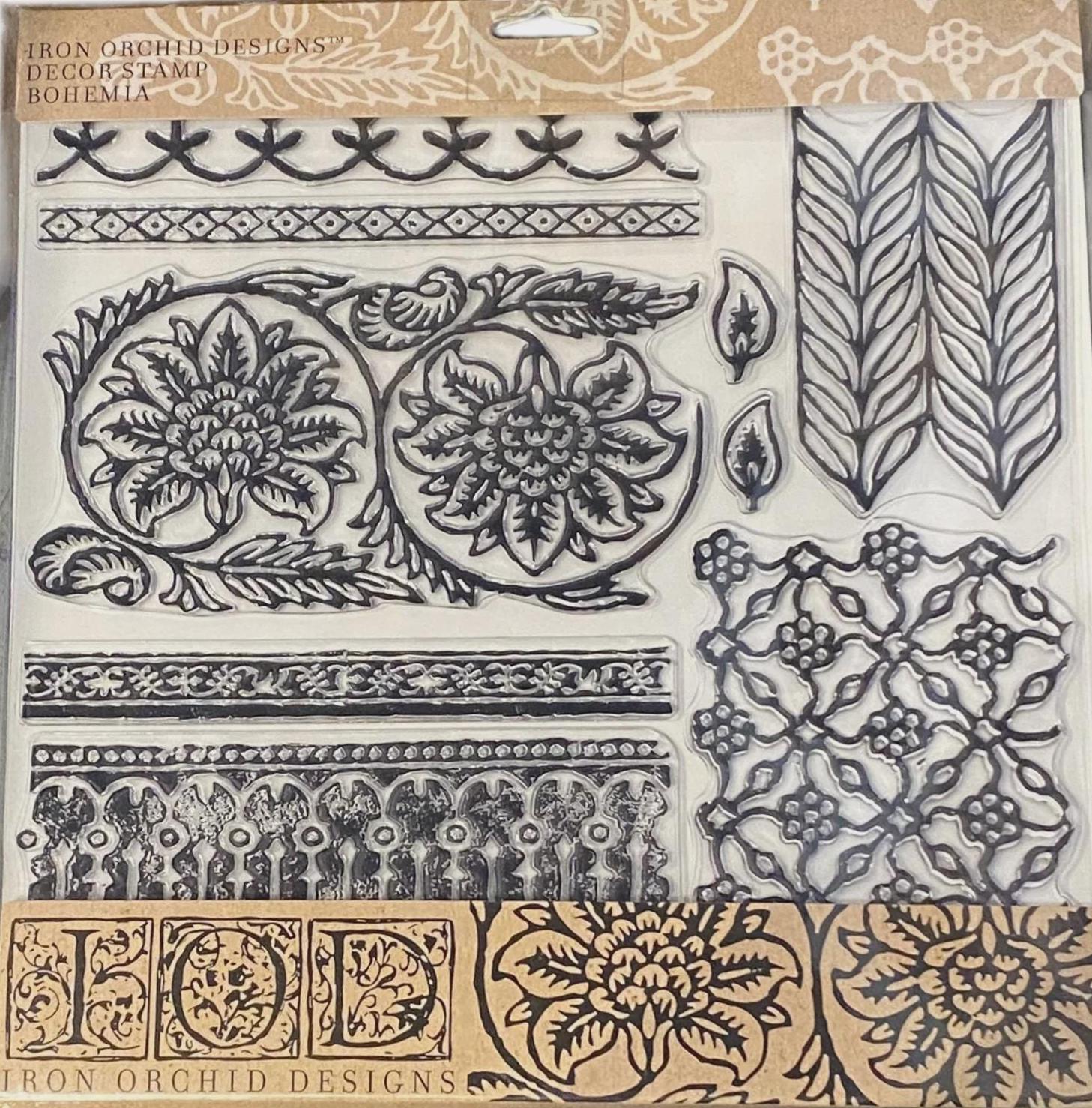 Bohemia IOD Stamp! Iron Orchid Designs - Etsy