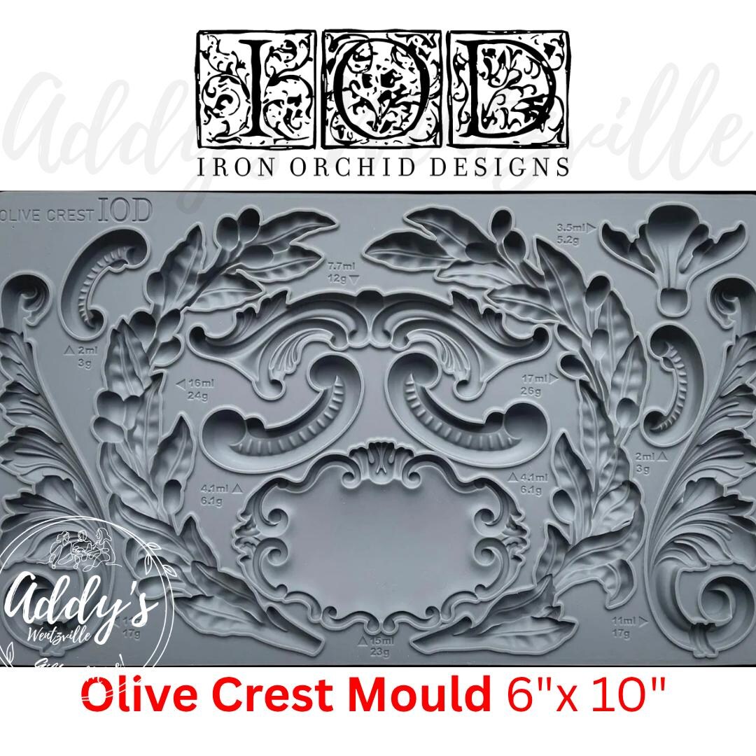 Olive Crest IOD Mould! Iron Orchid Designs! - Etsy