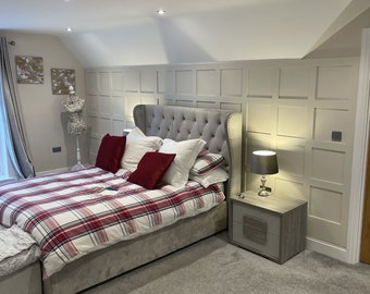 Moisture Resistant Mdf Shaker Style Wall Panelling Packs Each Covers 1 ...