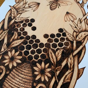 The Bee’s Garden - Honeybee Fine Art Print | Signed Giclee Print of ...