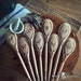 Farmhouse Woodburned Spoons Hand Burned Pyrography Designs - Etsy