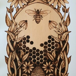 The Bee’s Garden - Honeybee Fine Art Print | Signed Giclee Print of ...