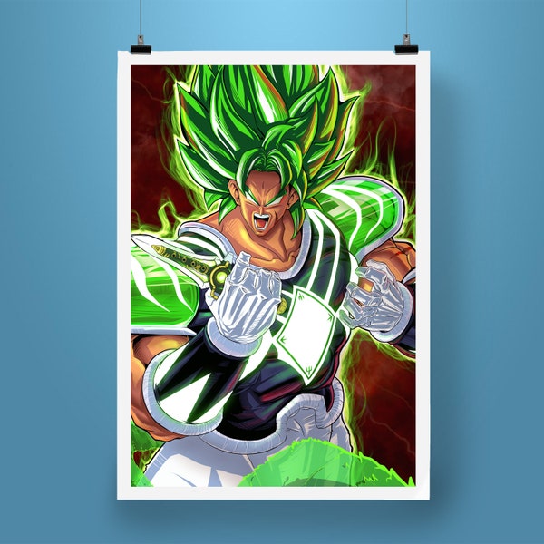 Broly Dbz Art - Etsy