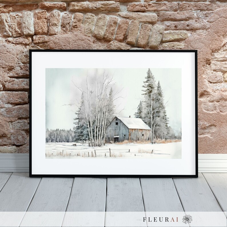 Print or Canvas | Barn Print Series 234 | Original Vintage Barn ...