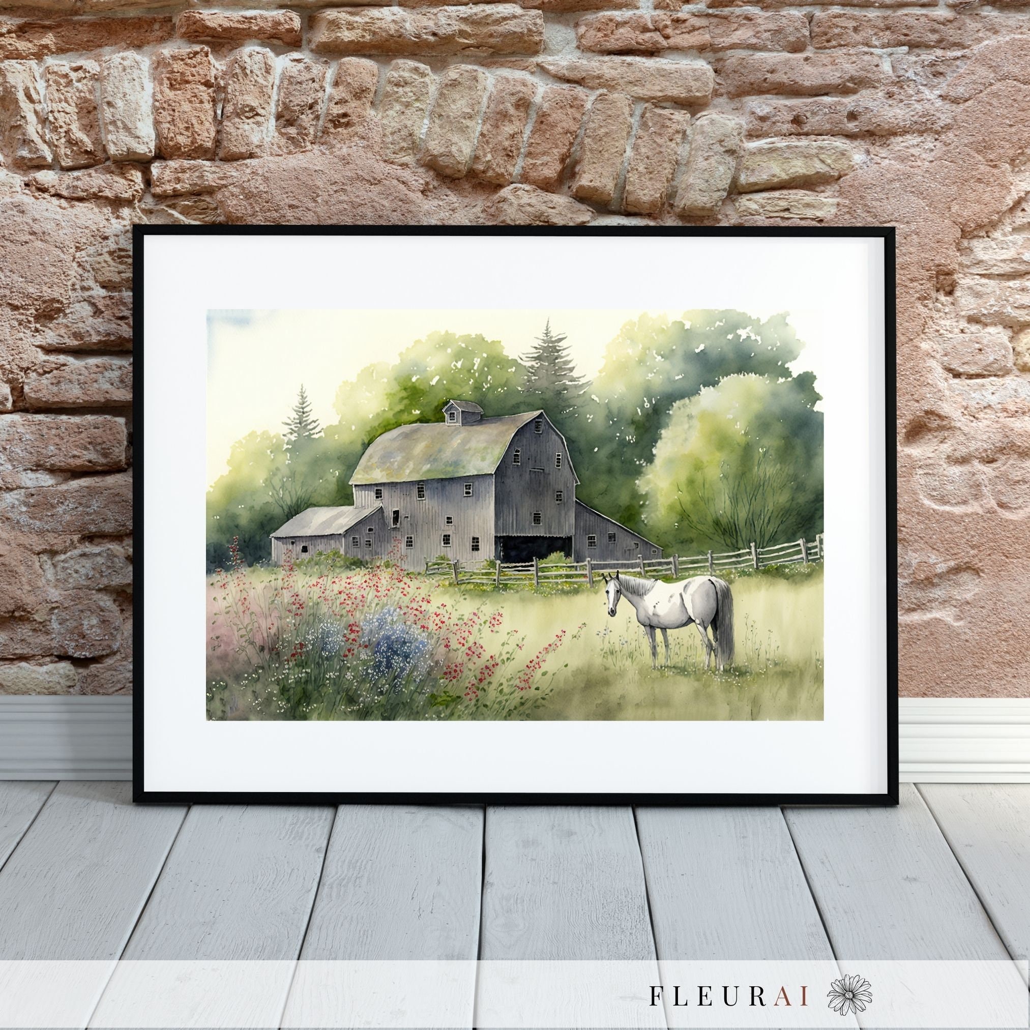 Digital Download Version - Barn Print Series 235D | Vintage Barn ...