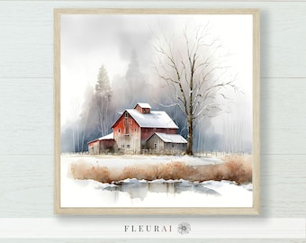 Barn Print 2312 Decor for Modern Farmhouse, Barn Art, Barn Wall Art ...