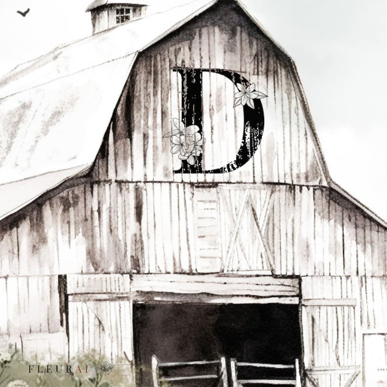 Custom Barn Print 051823 | Personalized Wall Art | New Home Gift ...