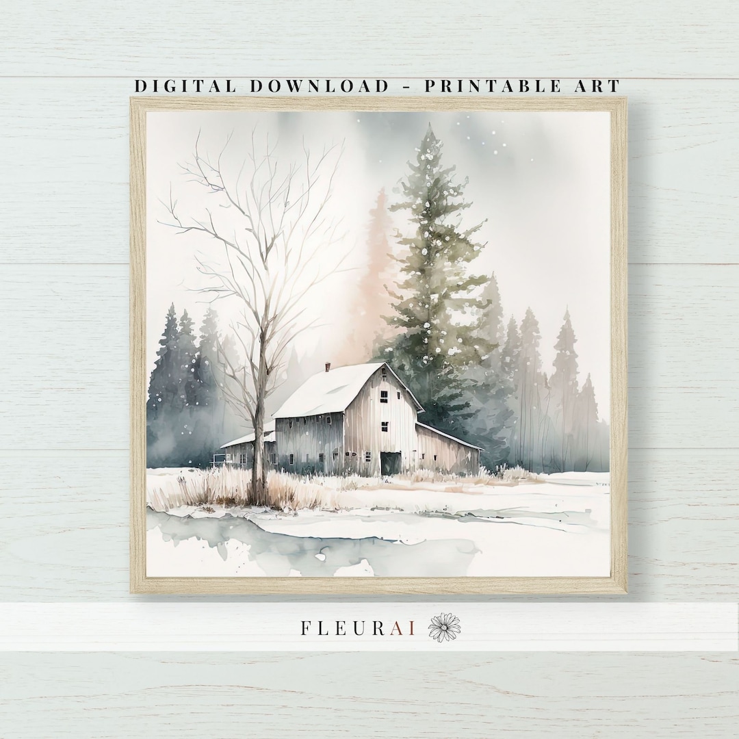 Digital Download Version Barn Print Series 223D Original Vintage Barn ...