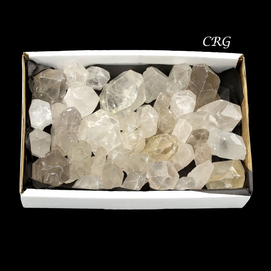 Quartz Point Rough Small Flat (1 Flat) Size 1 to 2 Inches Bulk ...