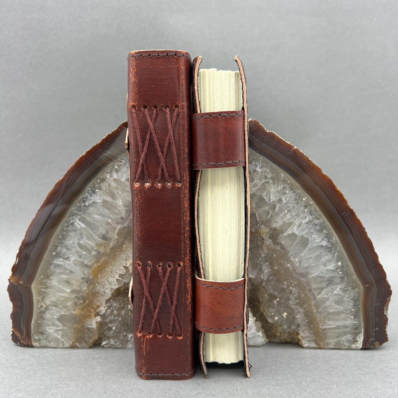 Polished Agate Bookends - Etsy