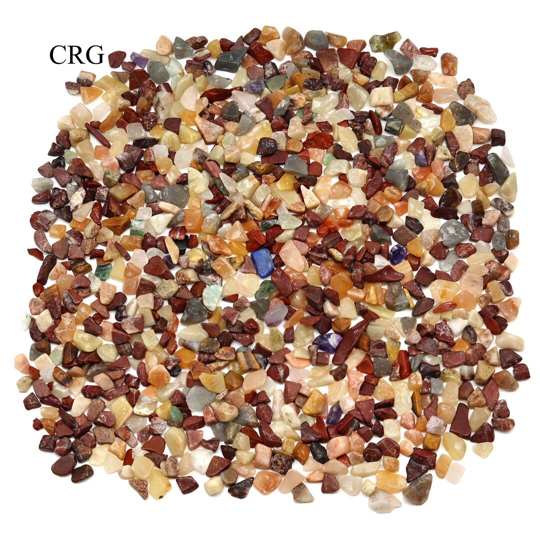 100 GRAMS Crystal Tumbled Chips Mix Crystal Confetti From India - Etsy