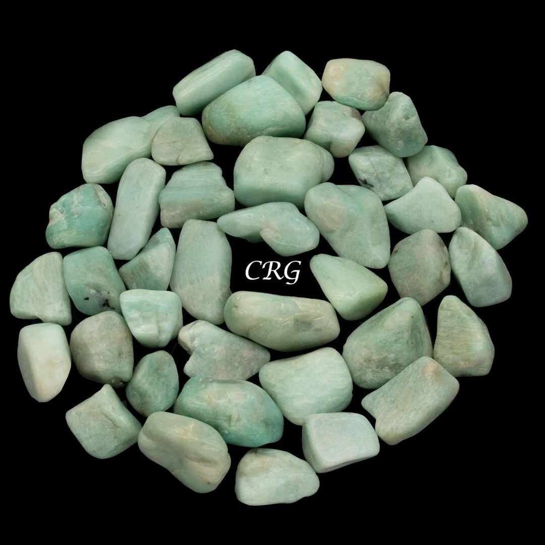 Amazonite Tumbled Pale Crystals size 1 to 2 Inches Bulk Wholesale Lot ...