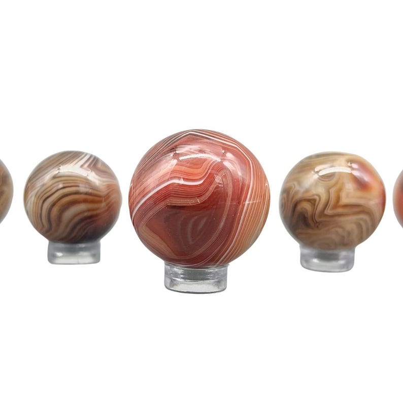 Sardonyx Mini Sphere (4 Pieces) - Etsy