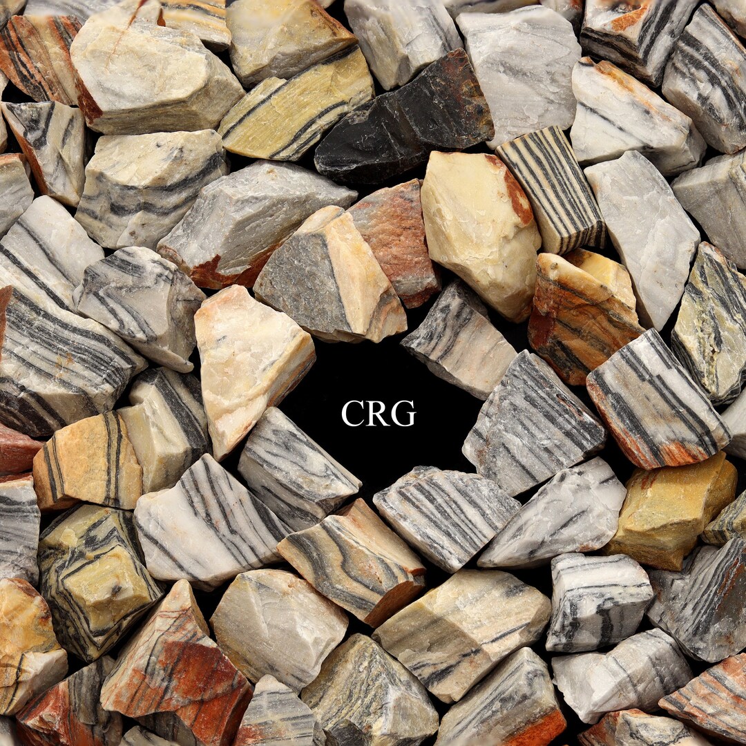 Zebra Jasper Rough size 1 to 2 Inches Bulk Wholesale Raw Crystals ...